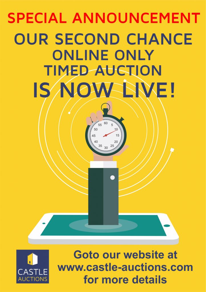 SECOND CHANCE ONLINE ONLY TIMED AUCTIONS BEGIN – Castle Auctions in ...